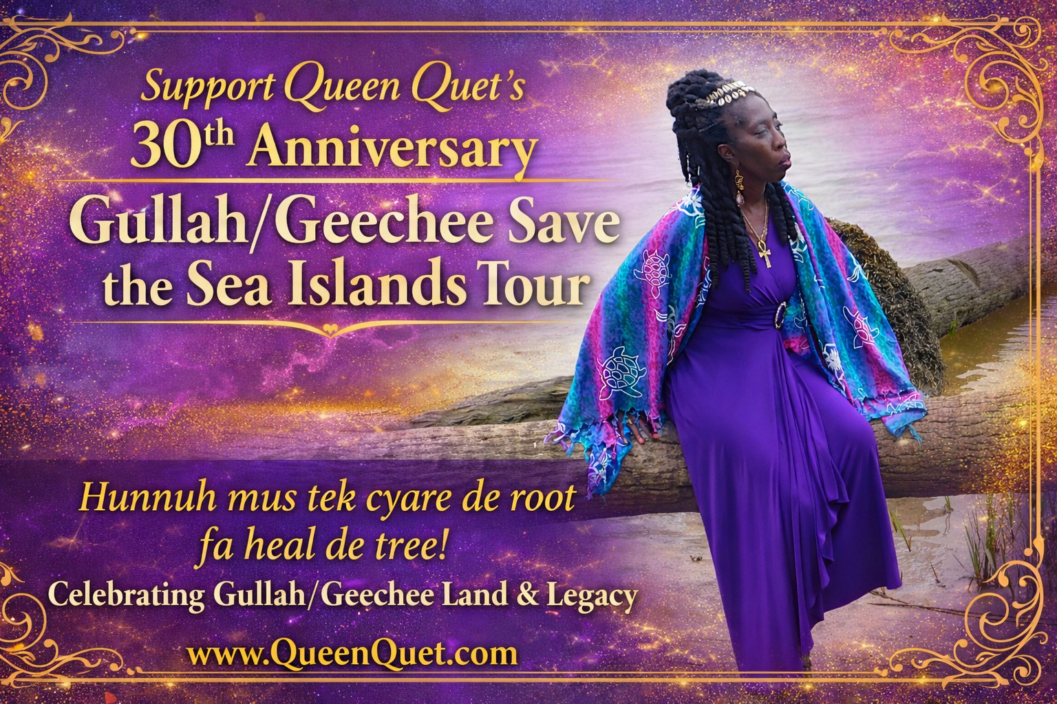 Queen Quet 30th Anniversary Gullah/Geechee Save the Sea Islands Tour